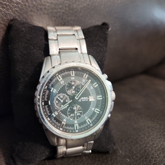 Fossil | Accessories | Fossil Speedway Mens Watch Black Dial | Poshmark